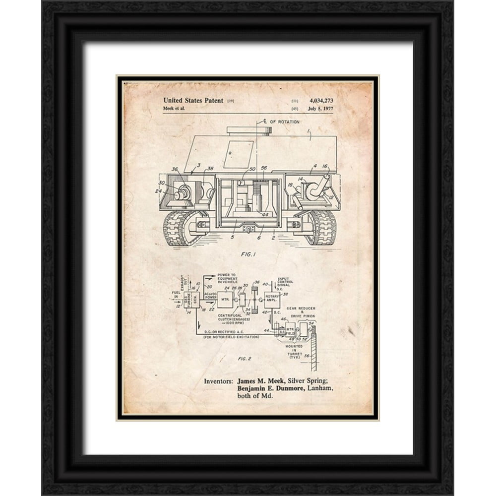 Borders, Cole 15x18 Black Ornate Wood Framed with Double Matting Museum ...