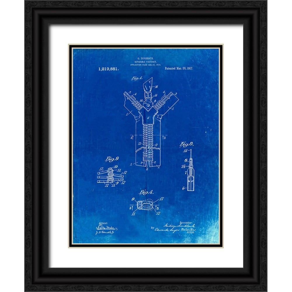 Borders, Cole 15x18 Black Ornate Wood Framed with Double Matting Museum ...