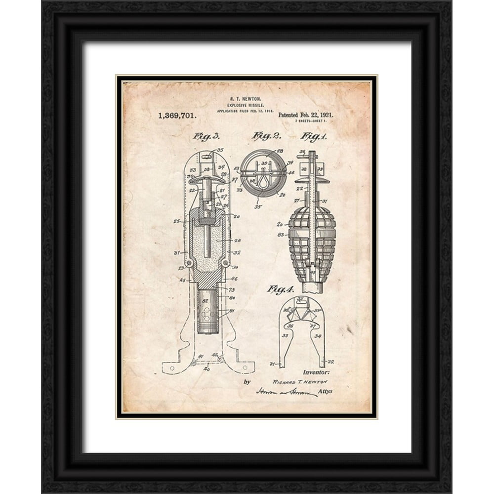 Borders, Cole 15x18 Black Ornate Wood Framed with Double Matting Museum ...