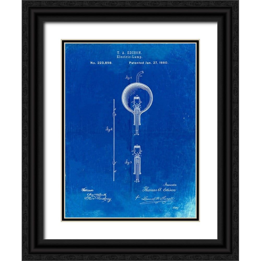 Borders, Cole 15x18 Black Ornate Wood Framed with Double Matting Museum ...