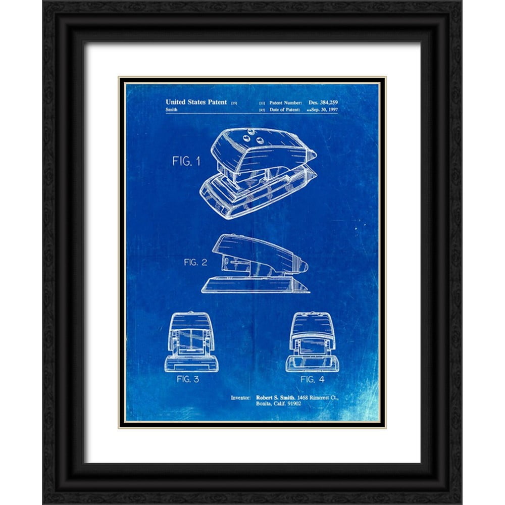 Borders, Cole 15x18 Black Ornate Wood Framed with Double Matting Museum ...