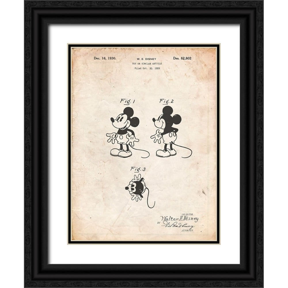 Borders, Cole 15x18 Black Ornate Wood Framed with Double Matting Museum ...