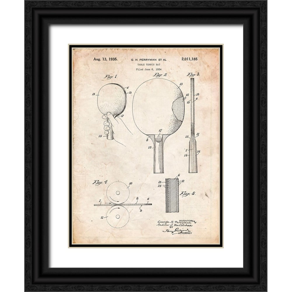 Borders, Cole 15x18 Black Ornate Wood Framed with Double Matting Museum ...