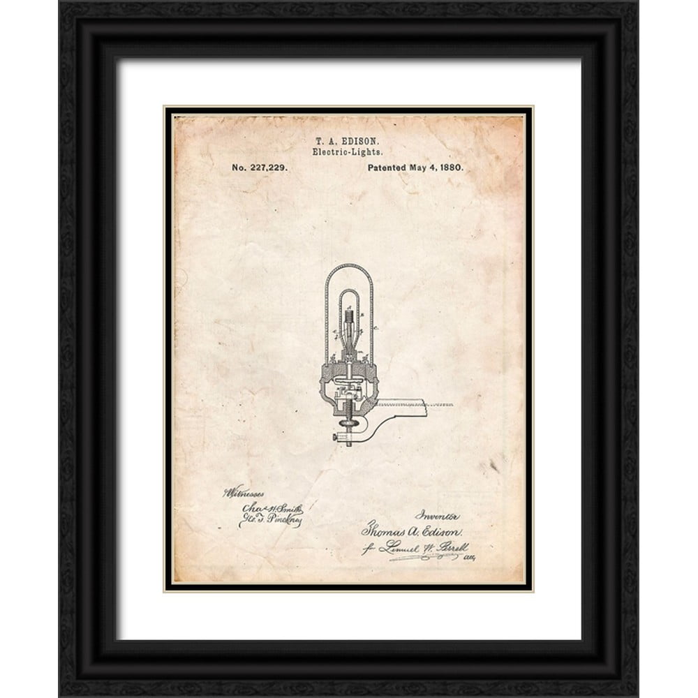 Borders, Cole 15x18 Black Ornate Wood Framed with Double Matting Museum ...