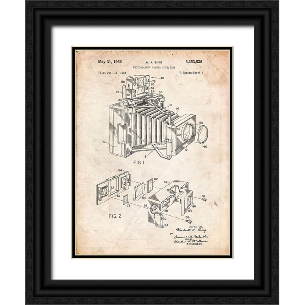 Borders, Cole 15x18 Black Ornate Wood Framed with Double Matting Museum ...