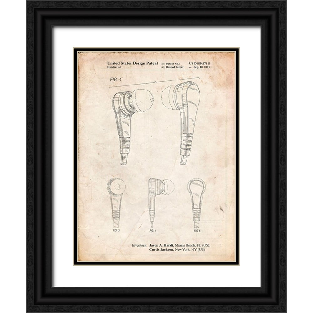 Borders, Cole 15x18 Black Ornate Wood Framed with Double Matting Museum ...