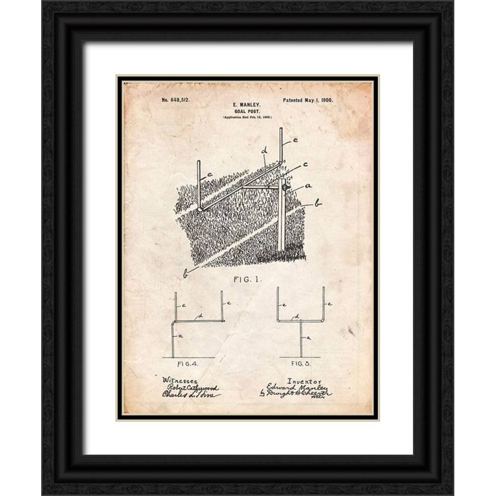 Borders, Cole 15x18 Black Ornate Wood Framed with Double Matting Museum ...