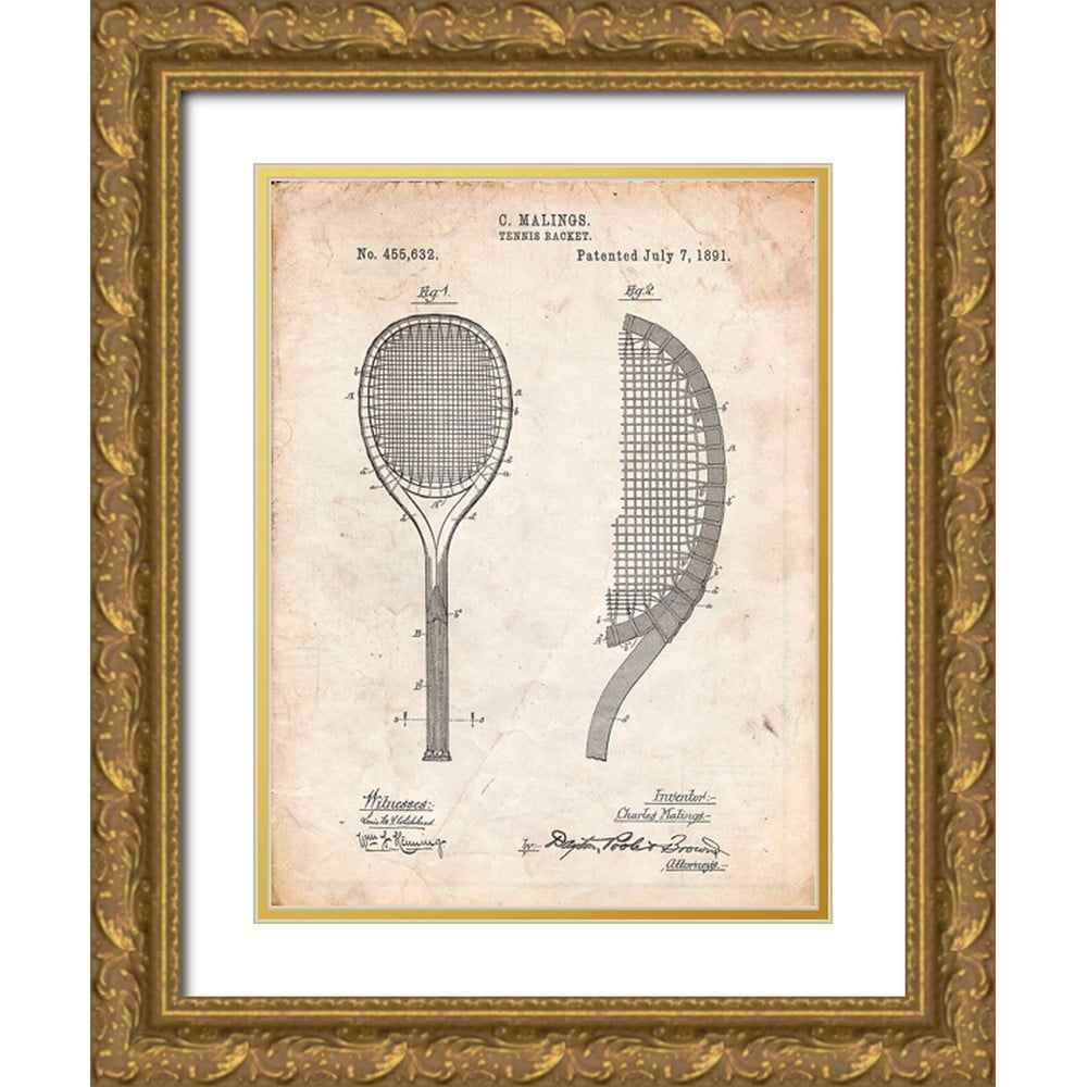 Borders, Cole 15x18 Gold Ornate Wood Framed with Double Matting Museum ...