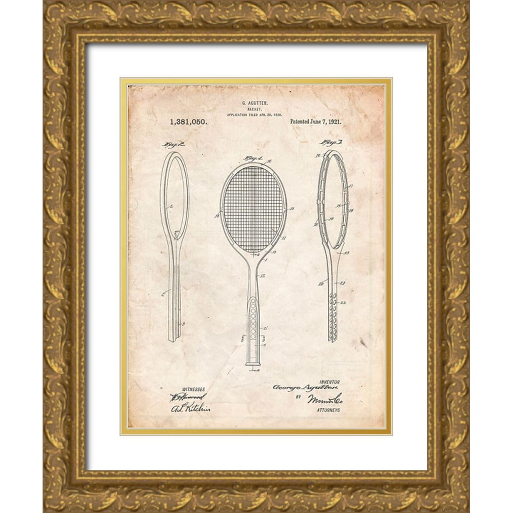 Borders, Cole 15x18 Gold Ornate Wood Framed with Double Matting Museum ...