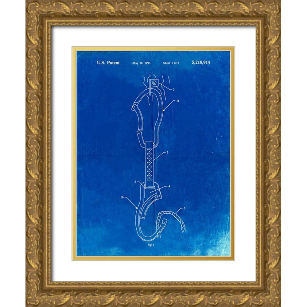 Borders, Cole 15x18 Gold Ornate Wood Framed with Double Matting Museum ...