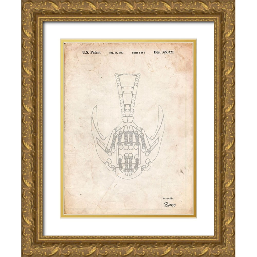 Borders, Cole 15x18 Gold Ornate Wood Framed with Double Matting Museum ...
