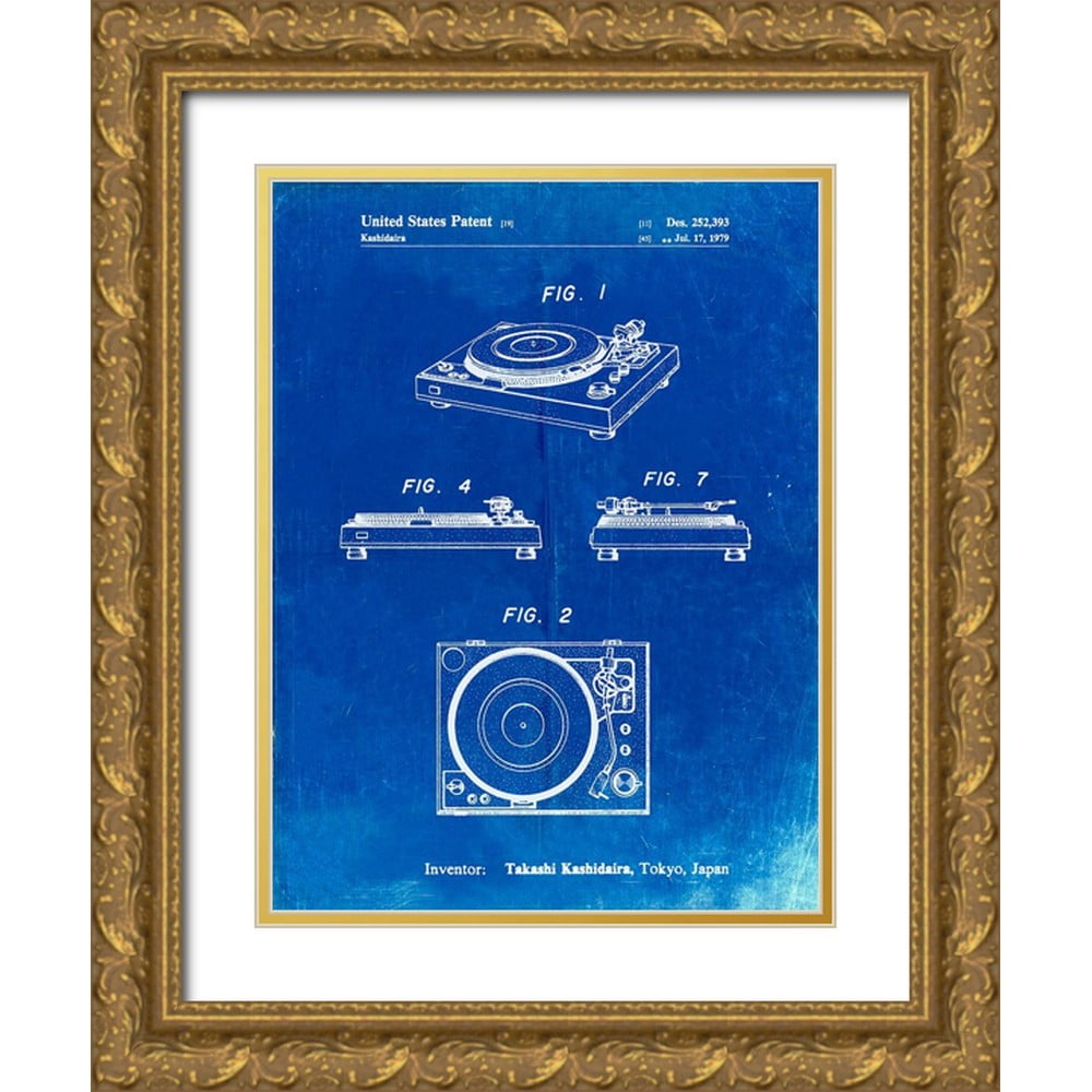 Borders, Cole 15x18 Gold Ornate Wood Framed with Double Matting Museum ...