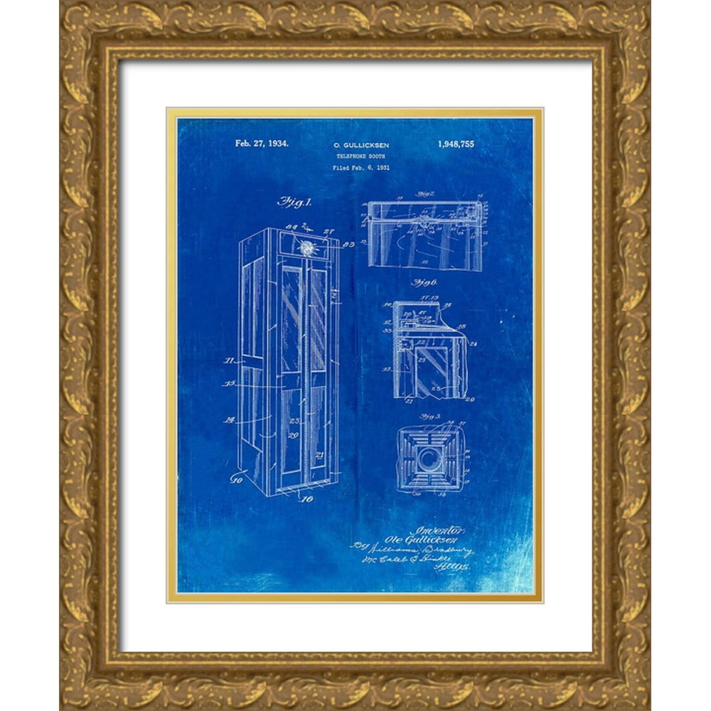 Borders, Cole 15x18 Gold Ornate Wood Framed with Double Matting Museum ...