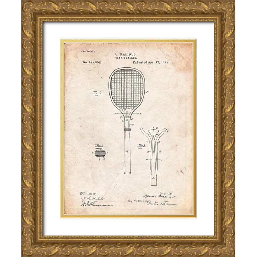 Borders, Cole 15x18 Gold Ornate Wood Framed with Double Matting Museum ...