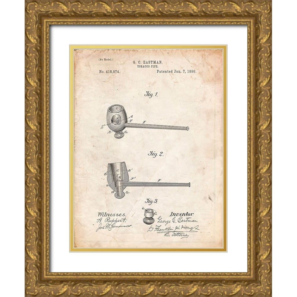 Borders, Cole 15x18 Gold Ornate Wood Framed with Double Matting Museum Art Print Titled - PP307 ...