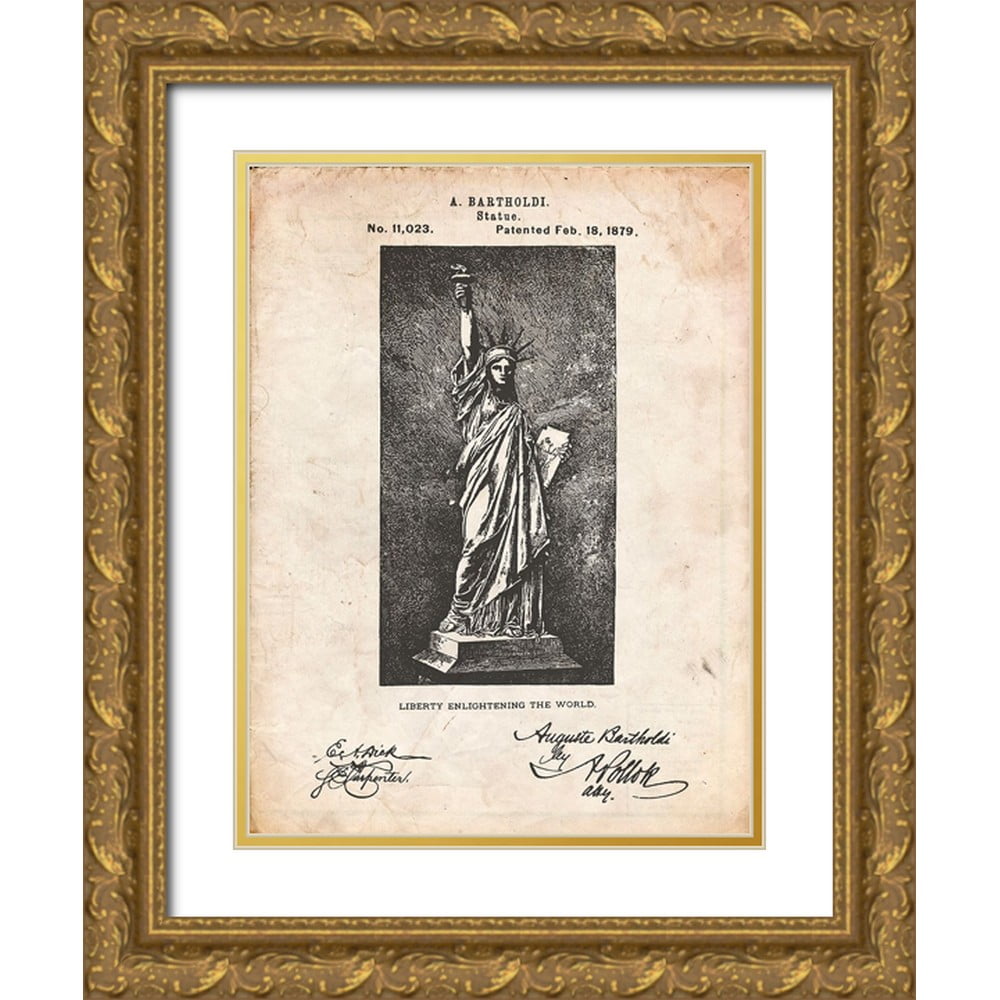 Borders, Cole 15x18 Gold Ornate Wood Framed with Double Matting Museum ...
