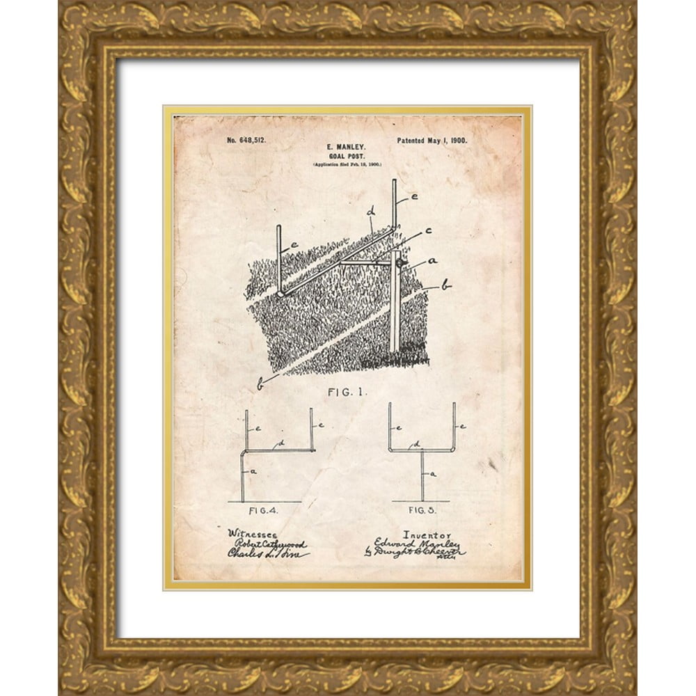 Borders, Cole 15x18 Gold Ornate Wood Framed with Double Matting Museum ...