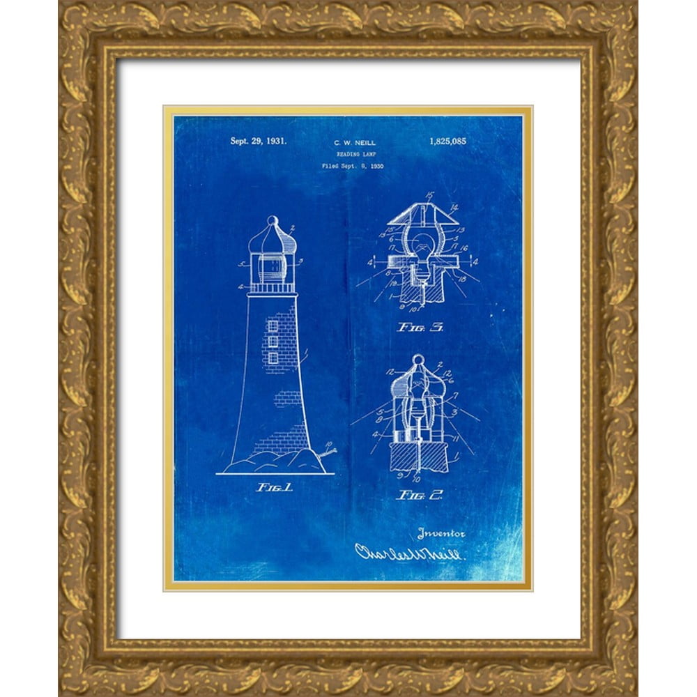 Borders, Cole 15x18 Gold Ornate Wood Framed with Double Matting Museum ...