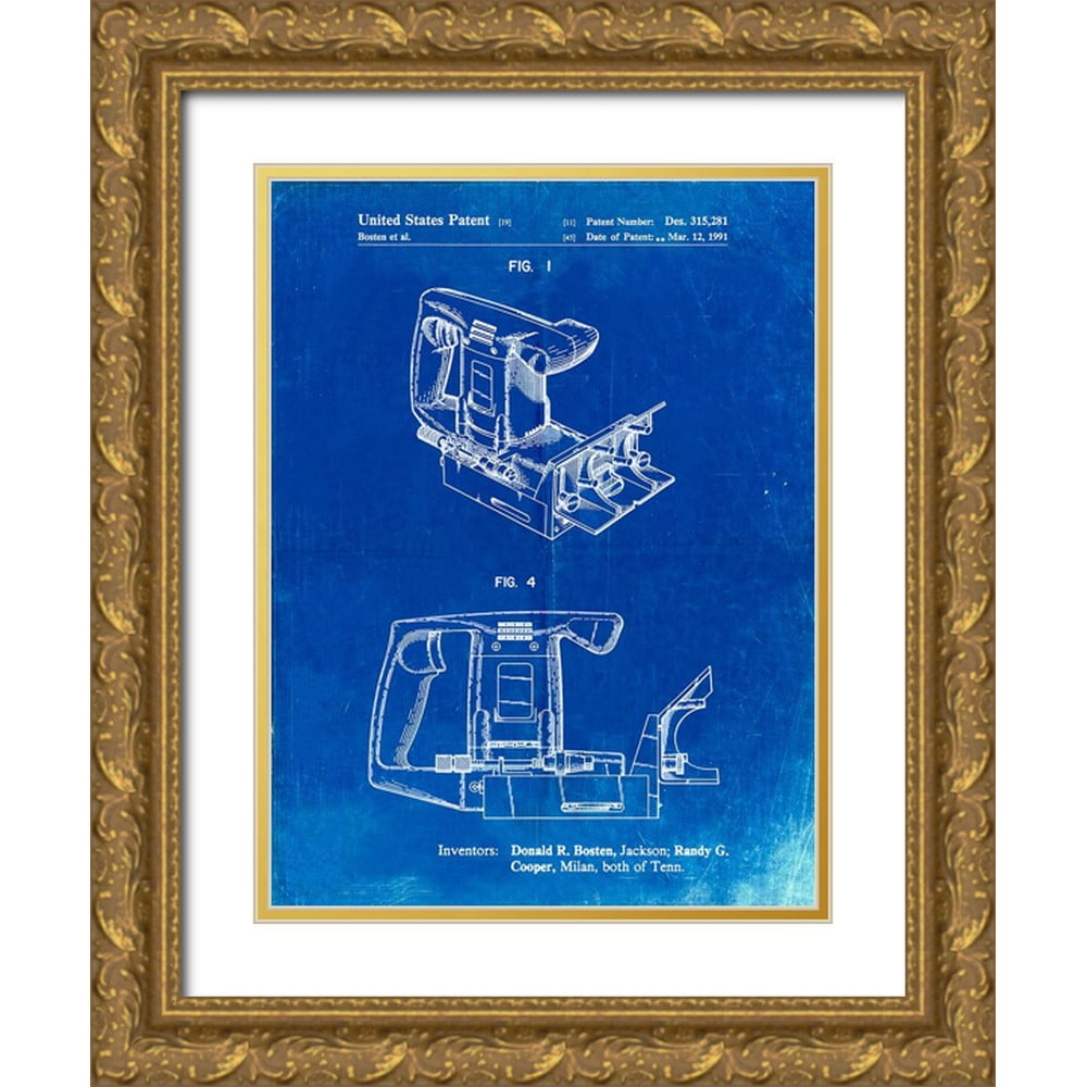 Borders, Cole 15x18 Gold Ornate Wood Framed with Double Matting Museum ...