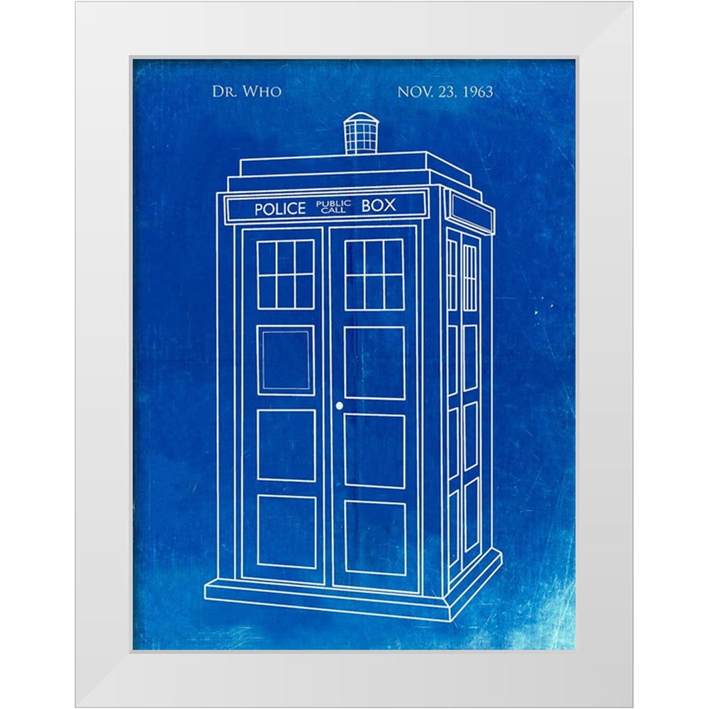 Borders, Cole 15x18 White Modern Wood Framed Museum Art Print Titled ...