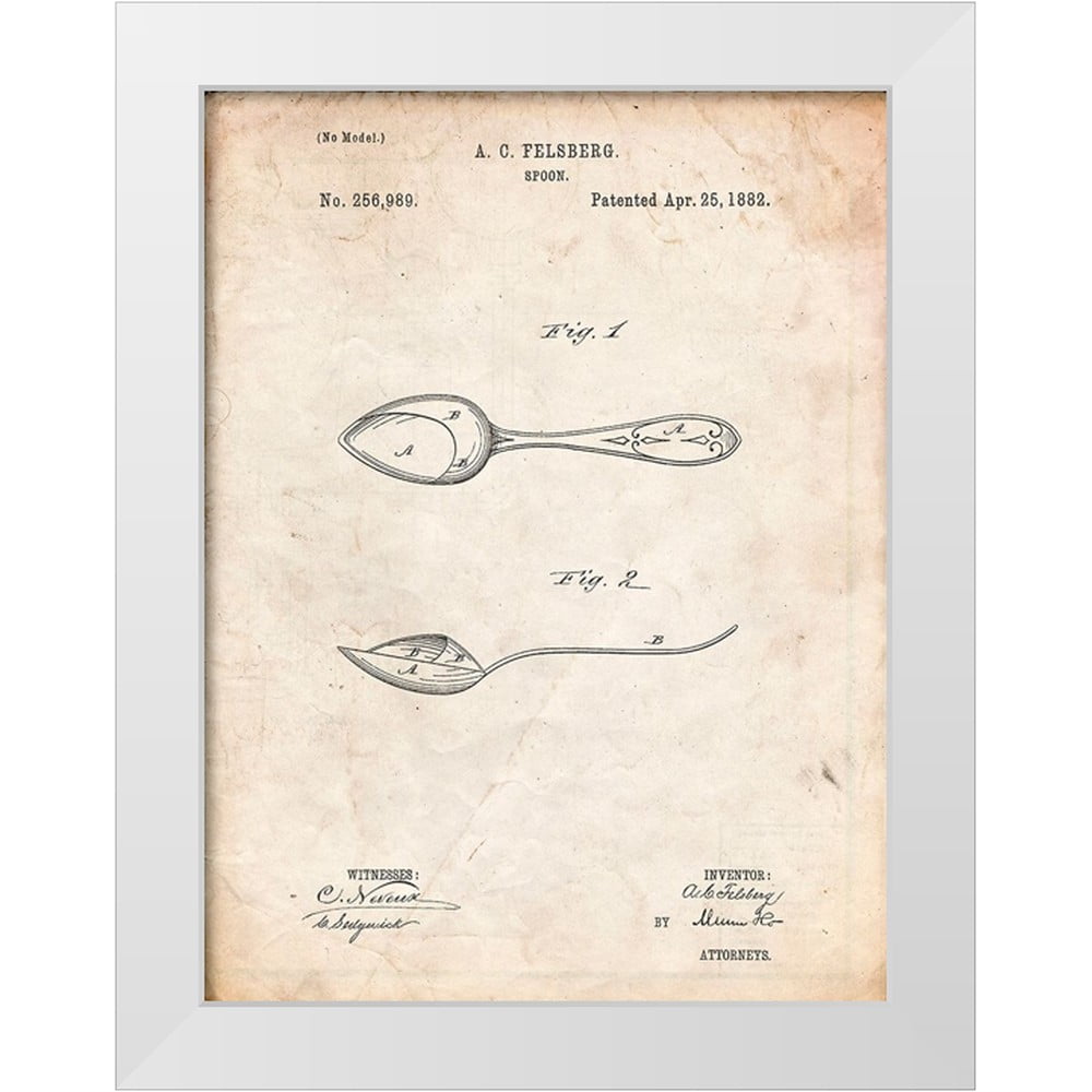 Borders, Cole 15x18 White Modern Wood Framed Museum Art Print Titled ...