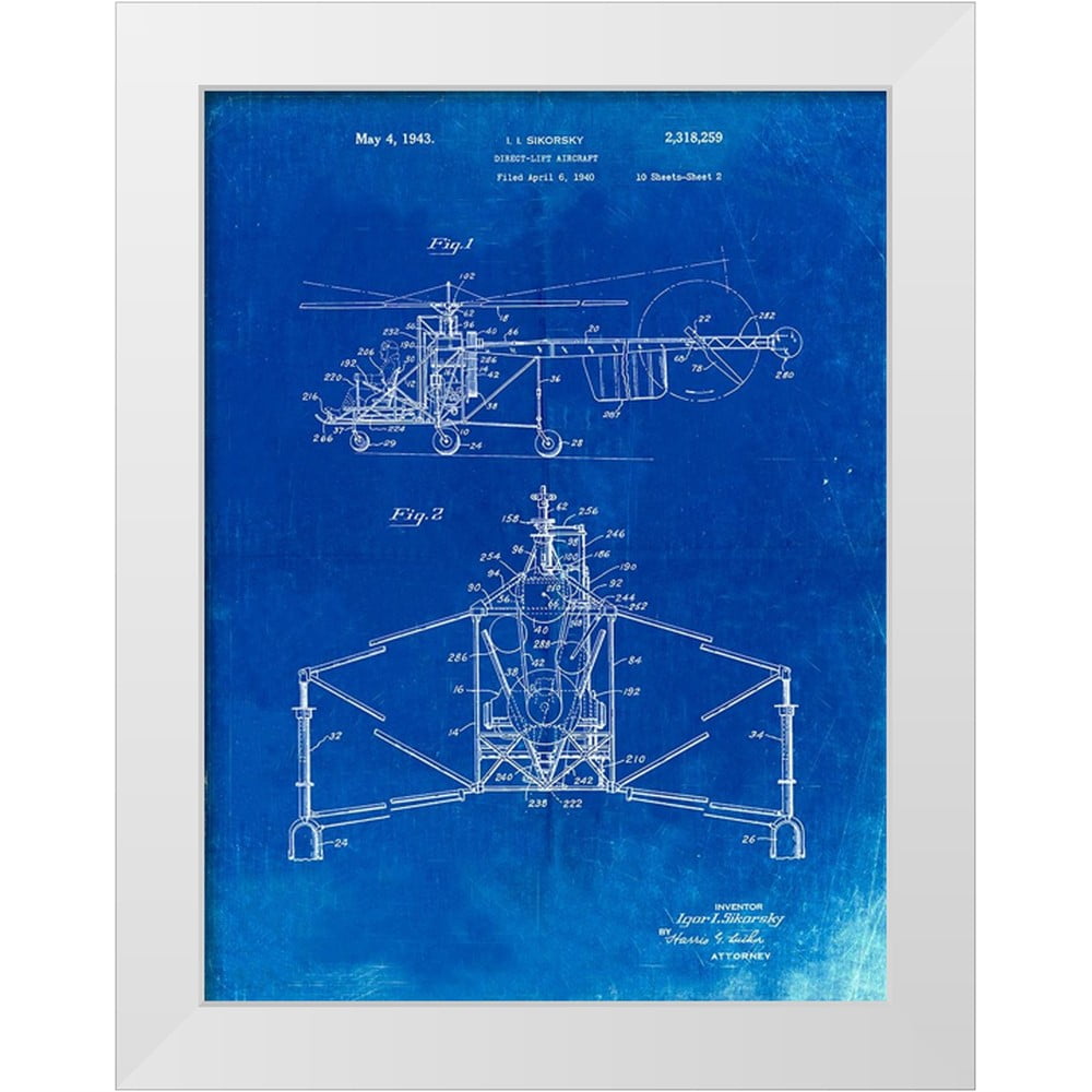 Borders, Cole 15x18 White Modern Wood Framed Museum Art Print Titled ...