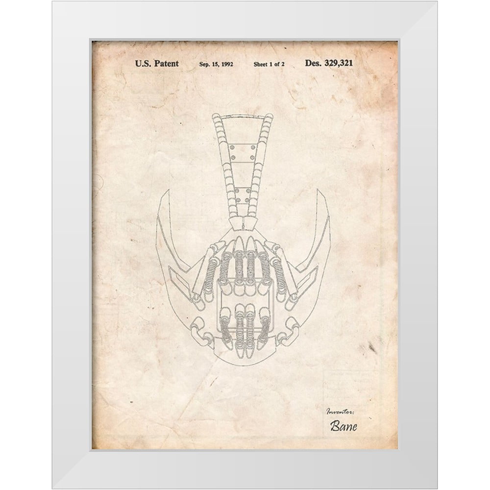 Borders, Cole 15x18 White Modern Wood Framed Museum Art Print Titled ...