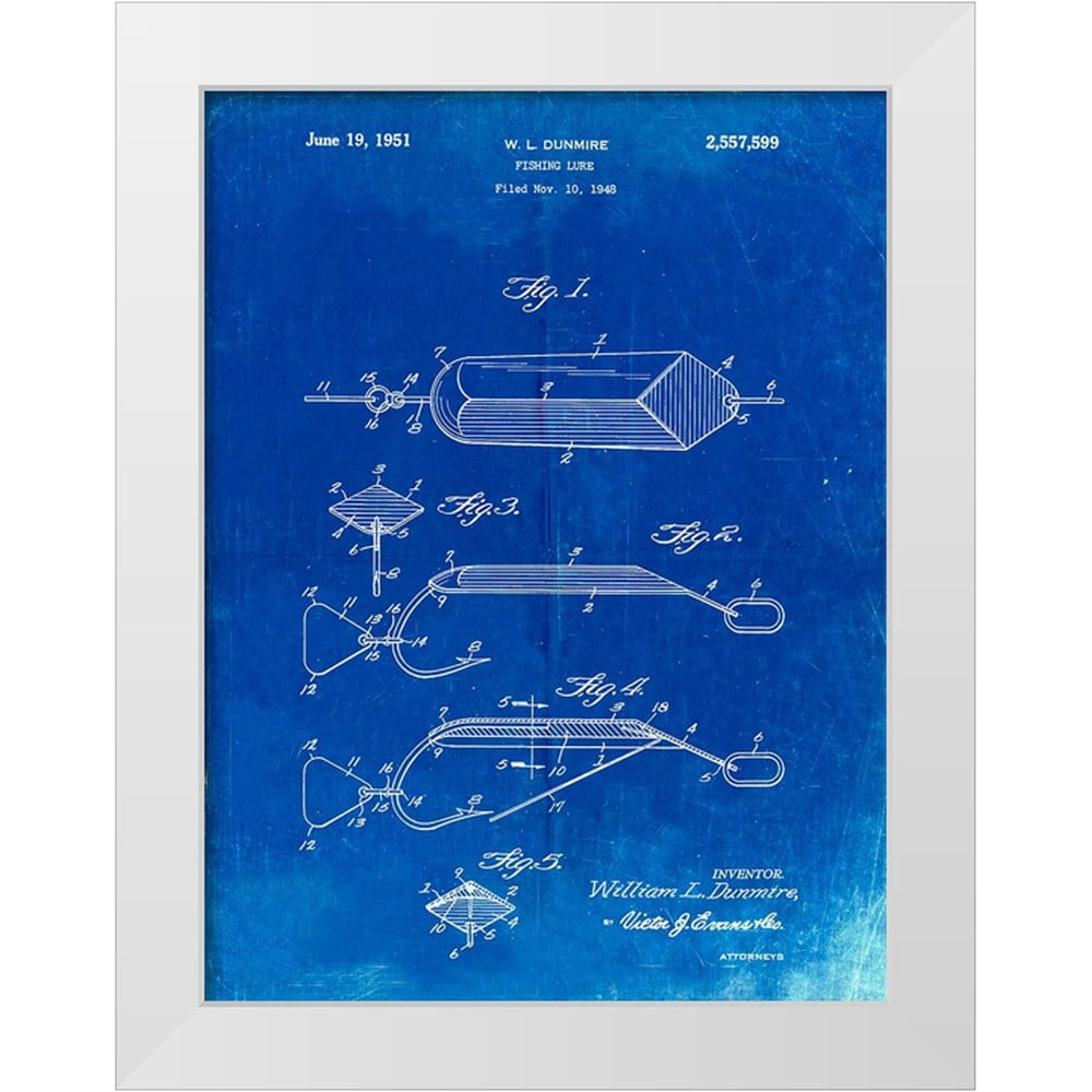 Borders, Cole 15x18 White Modern Wood Framed Museum Art Print Titled ...
