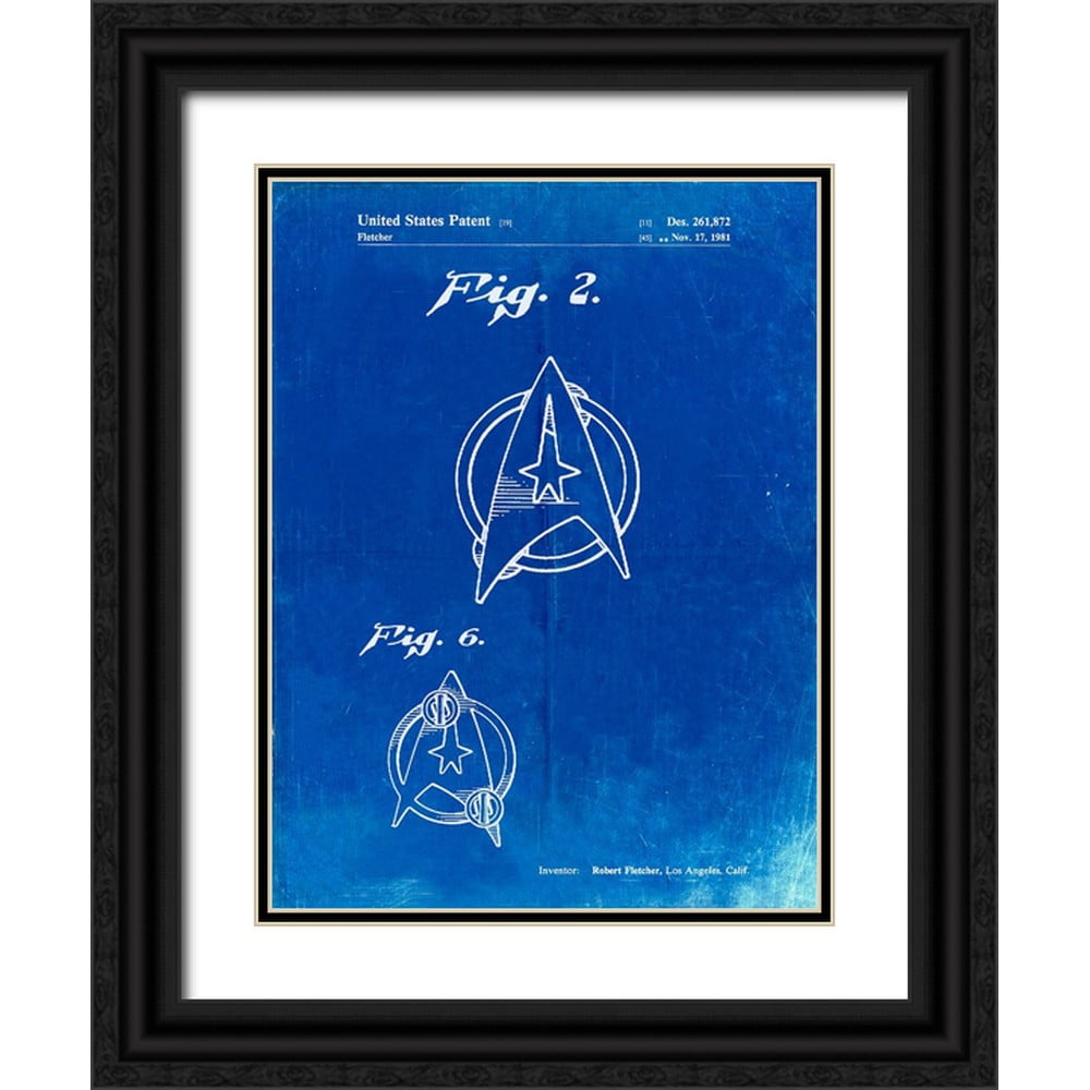 Borders, Cole 19x24 Black Ornate Wood Framed with Double Matting Museum ...