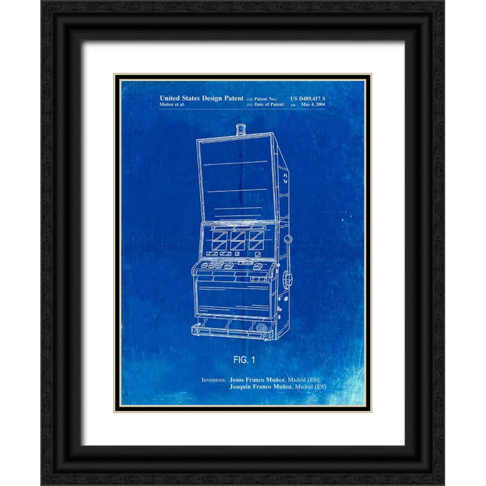 Borders, Cole 19x24 Black Ornate Wood Framed with Double Matting Museum ...