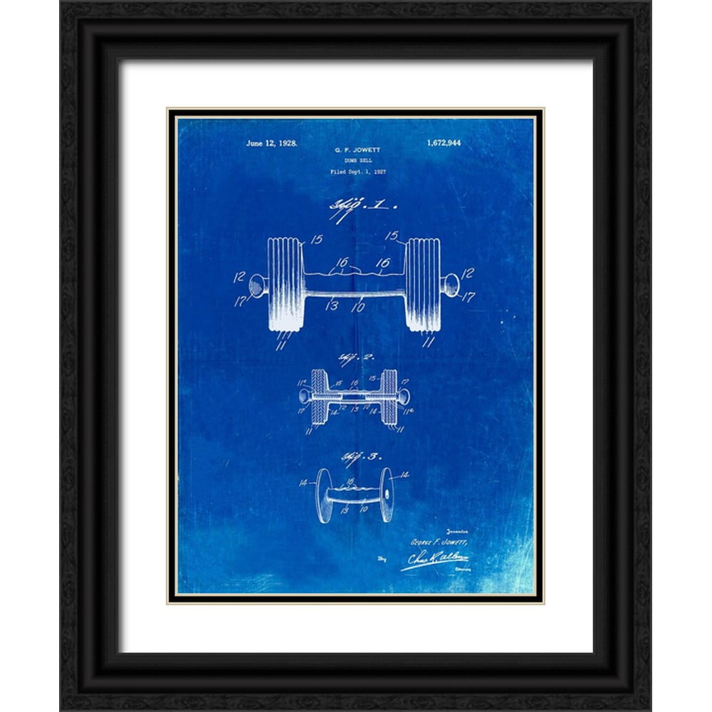 Borders, Cole 19x24 Black Ornate Wood Framed with Double Matting Museum Art Print Titled - PP314 ...