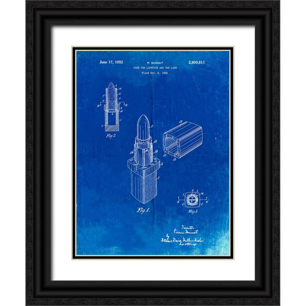 Borders, Cole 19x24 Black Ornate Wood Framed with Double Matting Museum ...