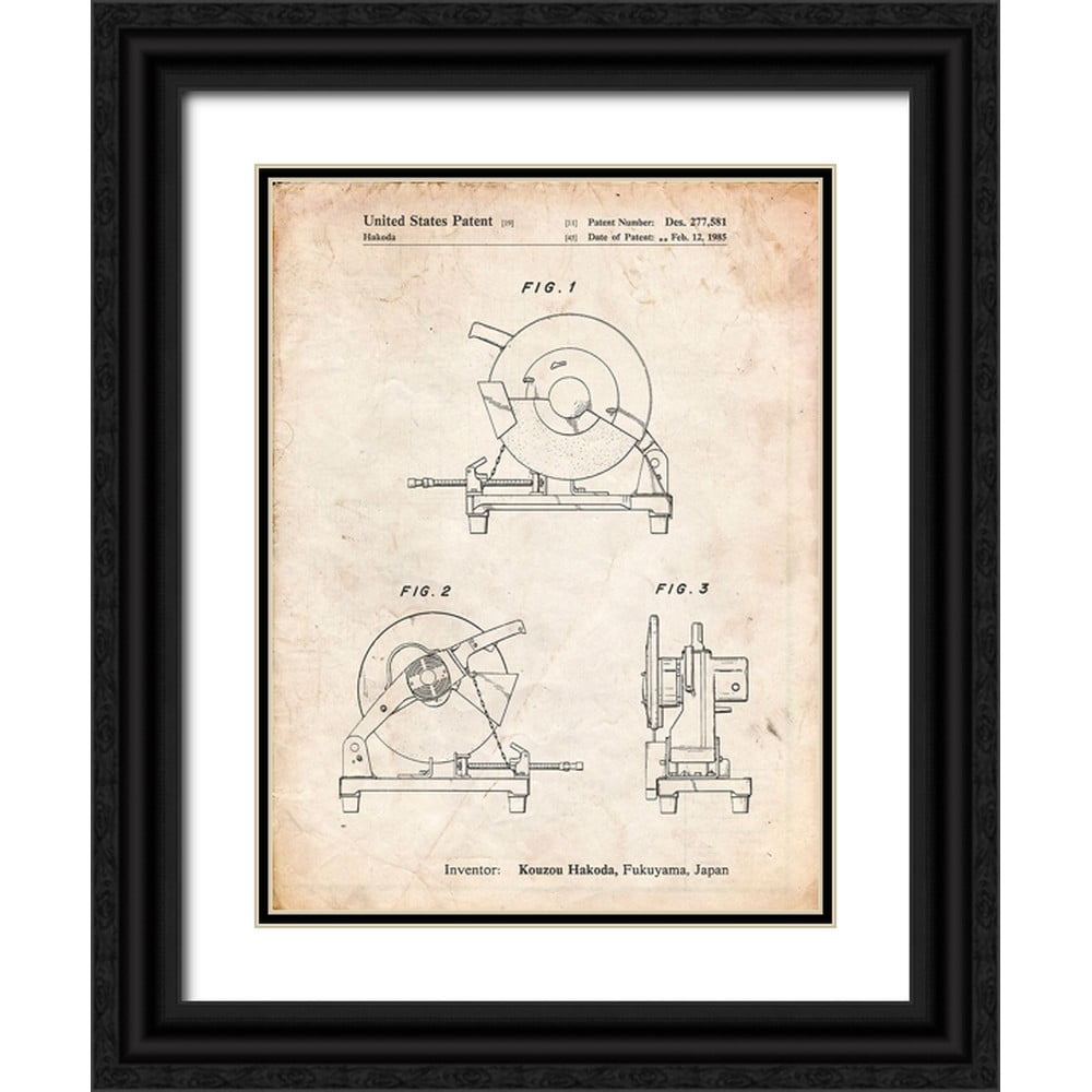 Borders, Cole 19x24 Black Ornate Wood Framed with Double Matting Museum ...