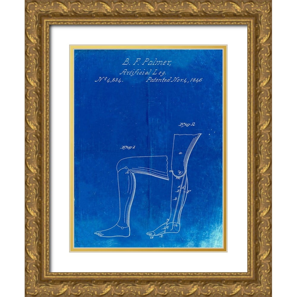 Borders, Cole 19x24 Gold Ornate Wood Framed with Double Matting Museum ...