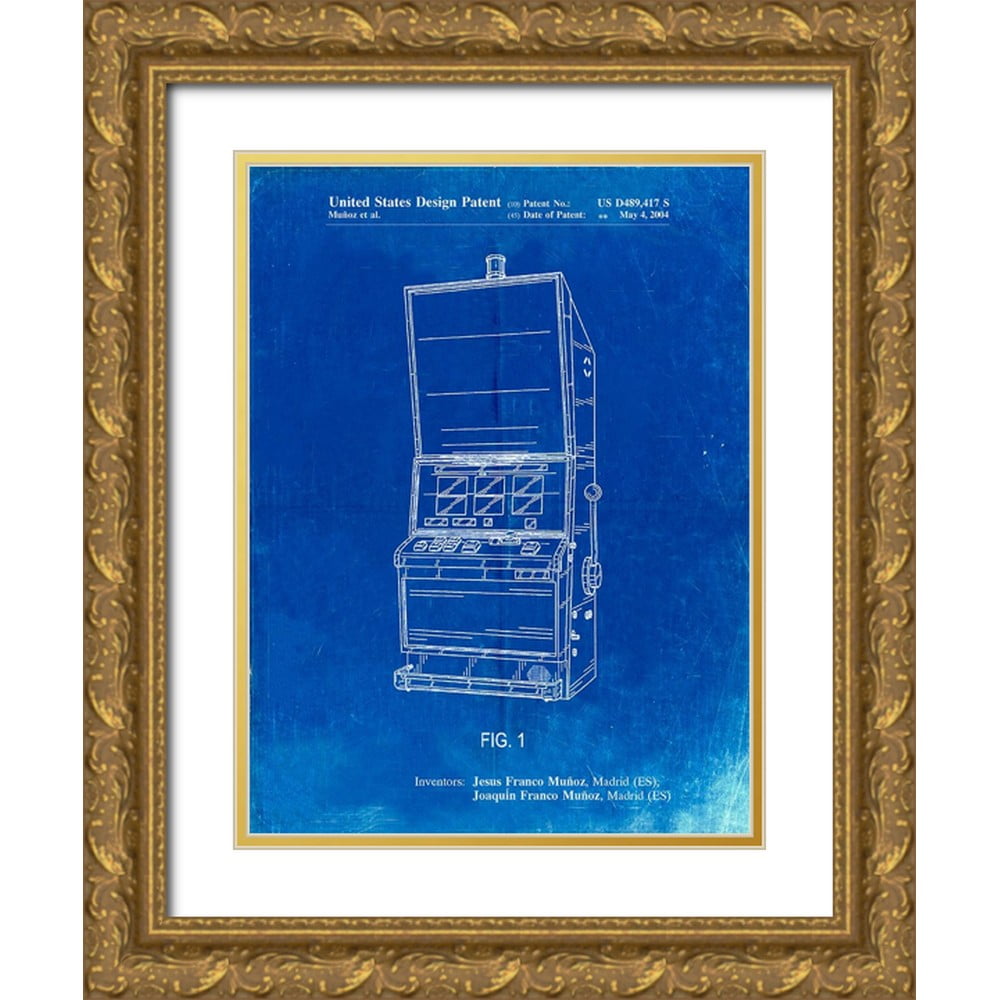 Borders, Cole 19x24 Gold Ornate Wood Framed with Double Matting Museum ...
