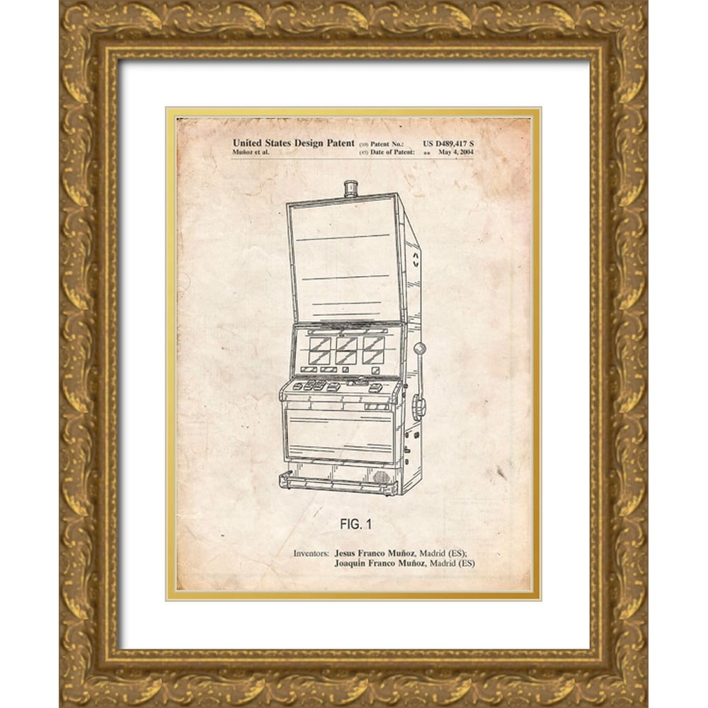 Borders, Cole 19x24 Gold Ornate Wood Framed with Double Matting Museum ...