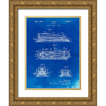 Borders, Cole 19x24 White Modern Wood Framed Museum Art Print Titled ...