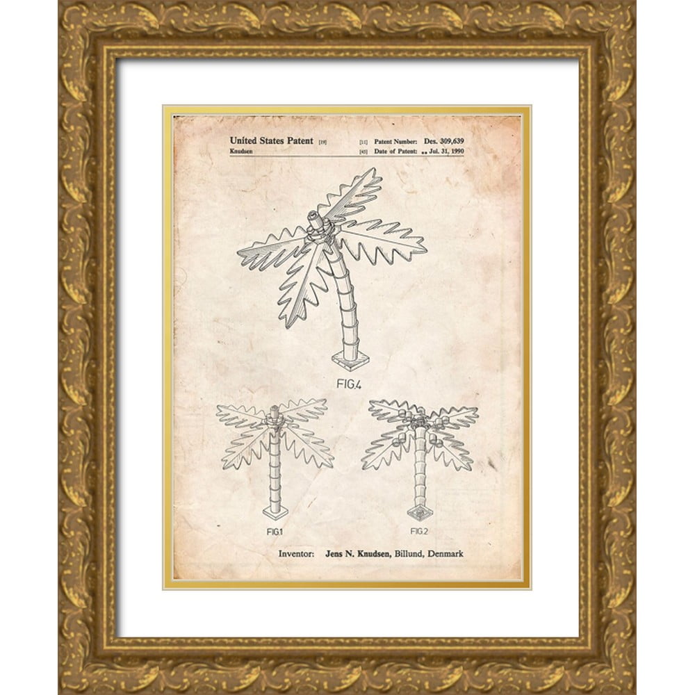 Borders, Cole 19x24 Gold Ornate Wood Framed with Double Matting Museum ...