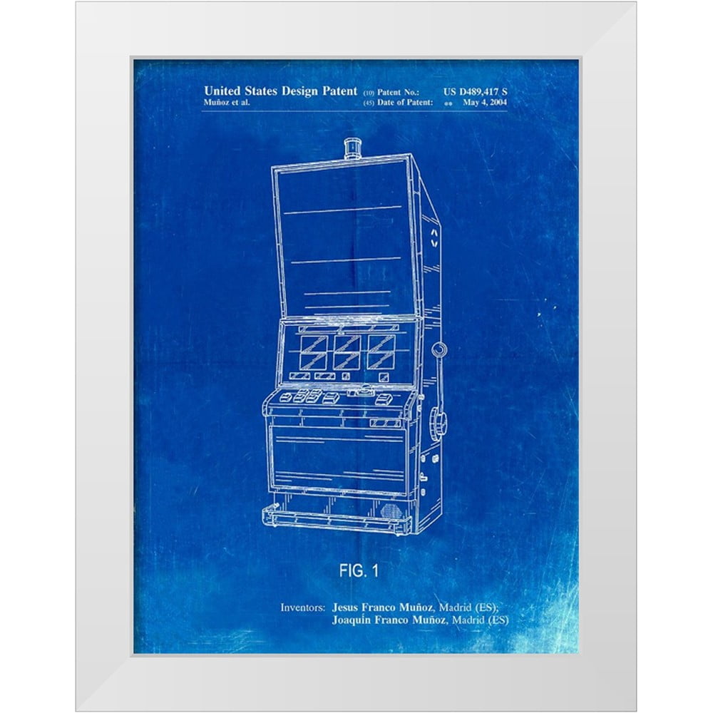 Borders, Cole 19x24 White Modern Wood Framed Museum Art Print Titled ...