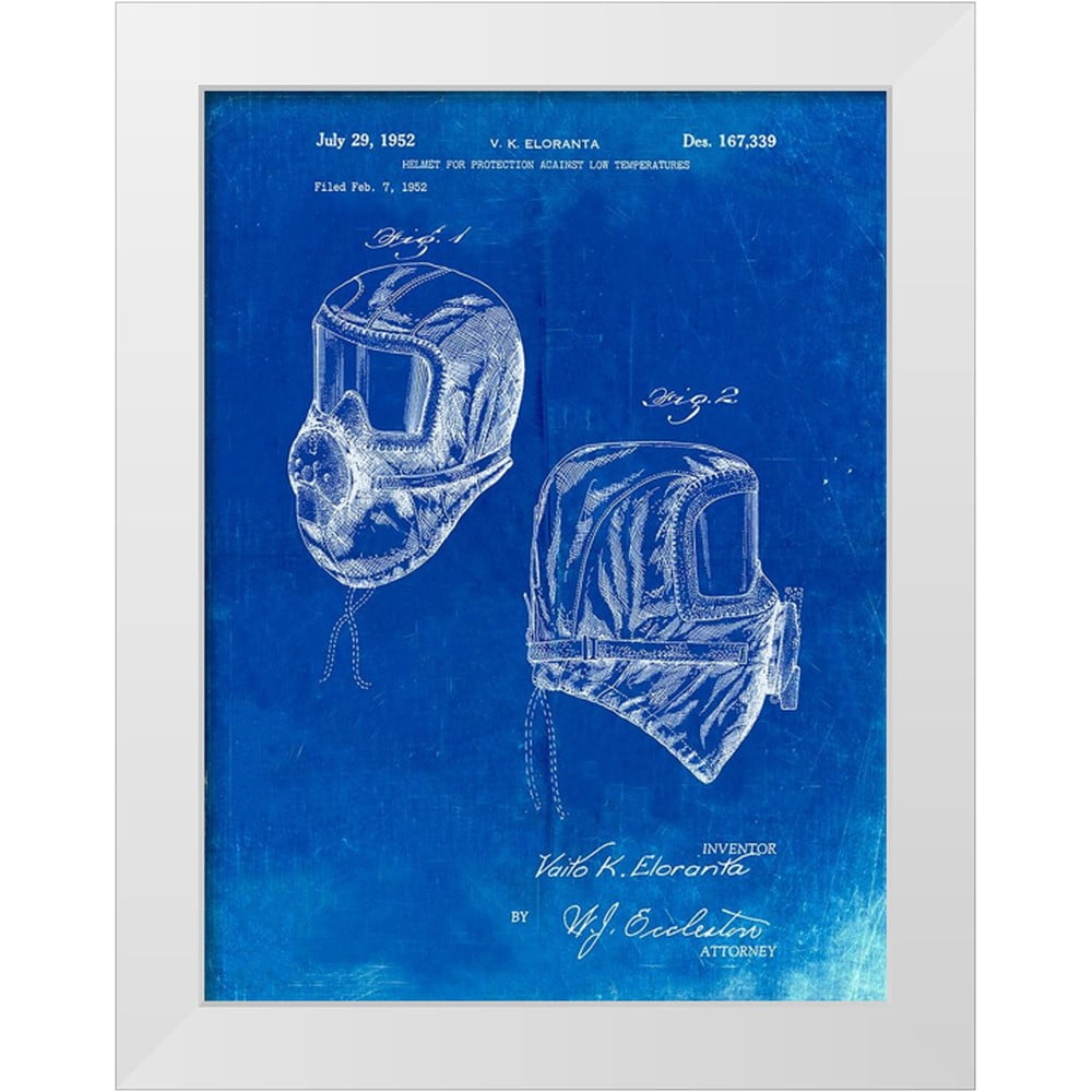 Borders, Cole 19x24 White Modern Wood Framed Museum Art Print Titled ...