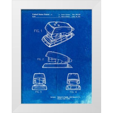 Borders, Cole 19x24 White Modern Wood Framed Museum Art Print Titled ...