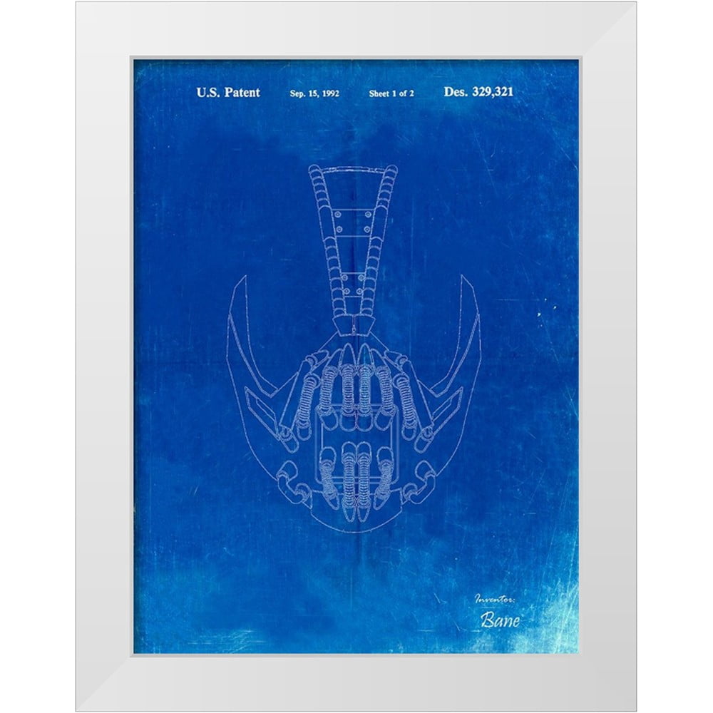 Borders, Cole 19x24 White Modern Wood Framed Museum Art Print Titled ...