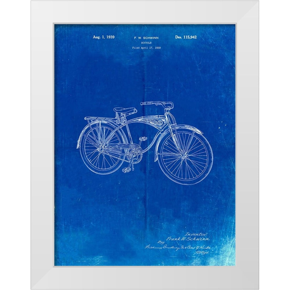 Borders, Cole 19x24 White Modern Wood Framed Museum Art Print Titled ...