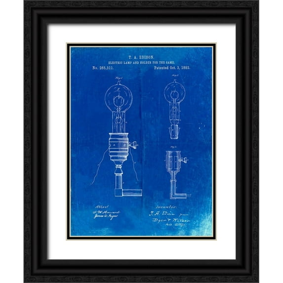 Borders, Cole 25x32 Black Ornate Wood Framed with Double Matting Museum ...