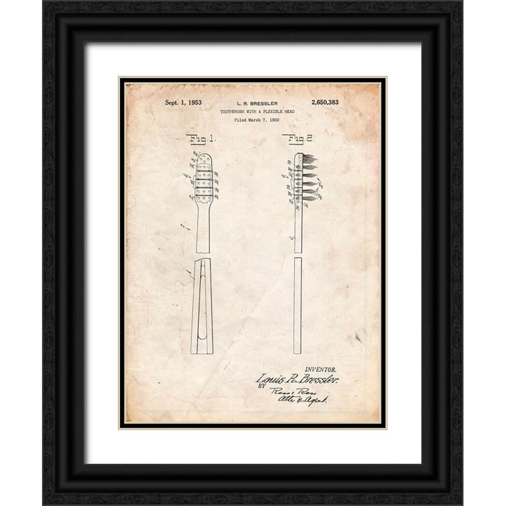 Borders, Cole 25x32 Black Ornate Wood Framed with Double Matting Museum ...