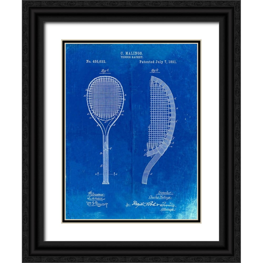 Borders, Cole 25x32 Black Ornate Wood Framed with Double Matting Museum ...