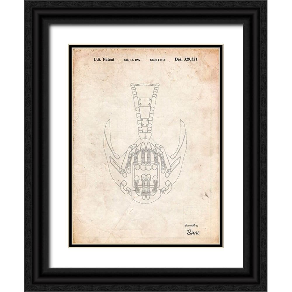 Borders, Cole 25x32 Black Ornate Wood Framed with Double Matting Museum ...