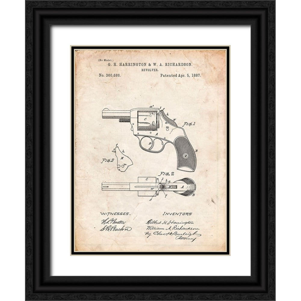 Borders, Cole 25x32 Black Ornate Wood Framed with Double Matting Museum ...