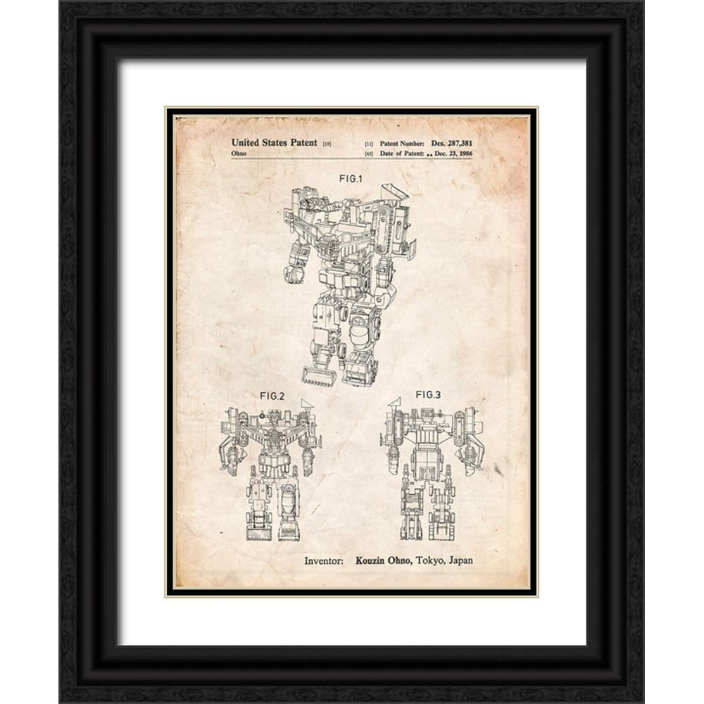 Borders, Cole 25x32 Black Ornate Wood Framed with Double Matting Museum ...