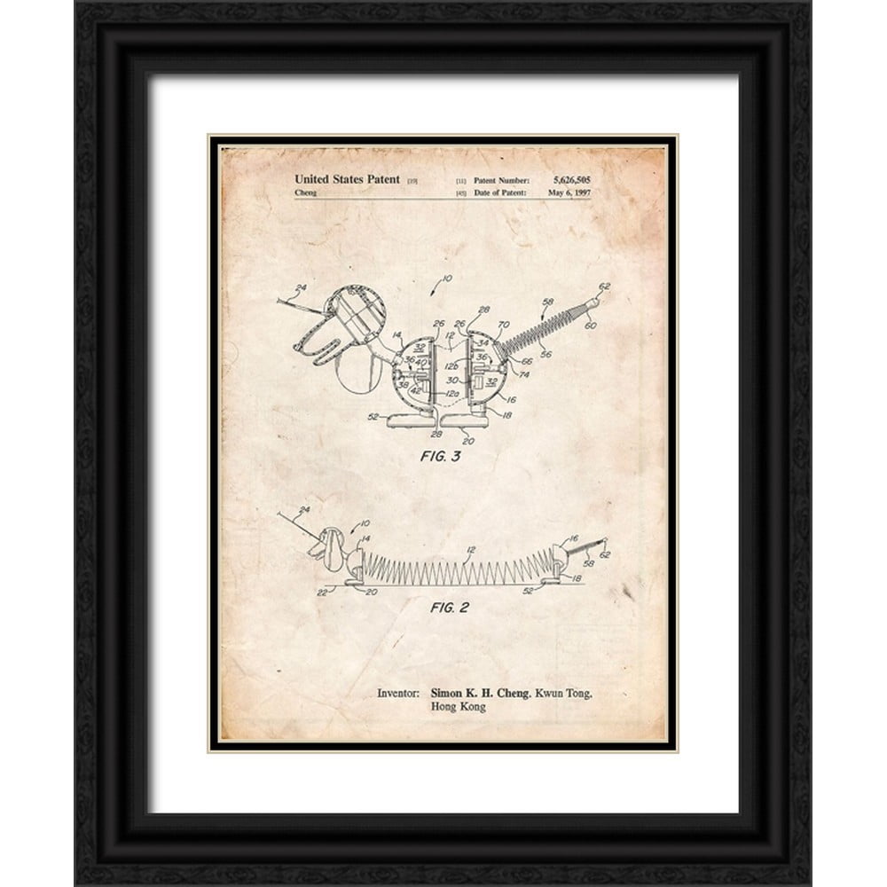 Borders, Cole 25x32 Black Ornate Wood Framed with Double Matting Museum ...
